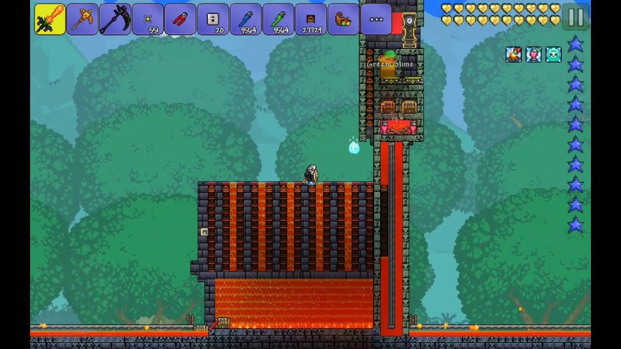 Terraria Construye tu Arena Profesional!!! (Primera Parte) - YouTube