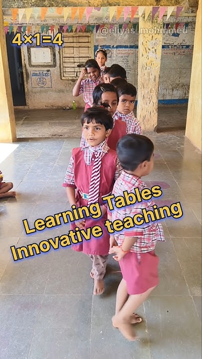 Learning Tables in Innovative manner | Creative way of teaching ...