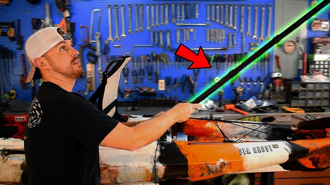 Kayak Telescopic GoPro Pole w/ ALL DAY POWER | DIY | How To - YouTube