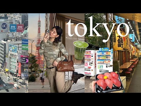 TOKYO VLOG 🇯🇵 7-11 runs, what i ate, vintage shopping!