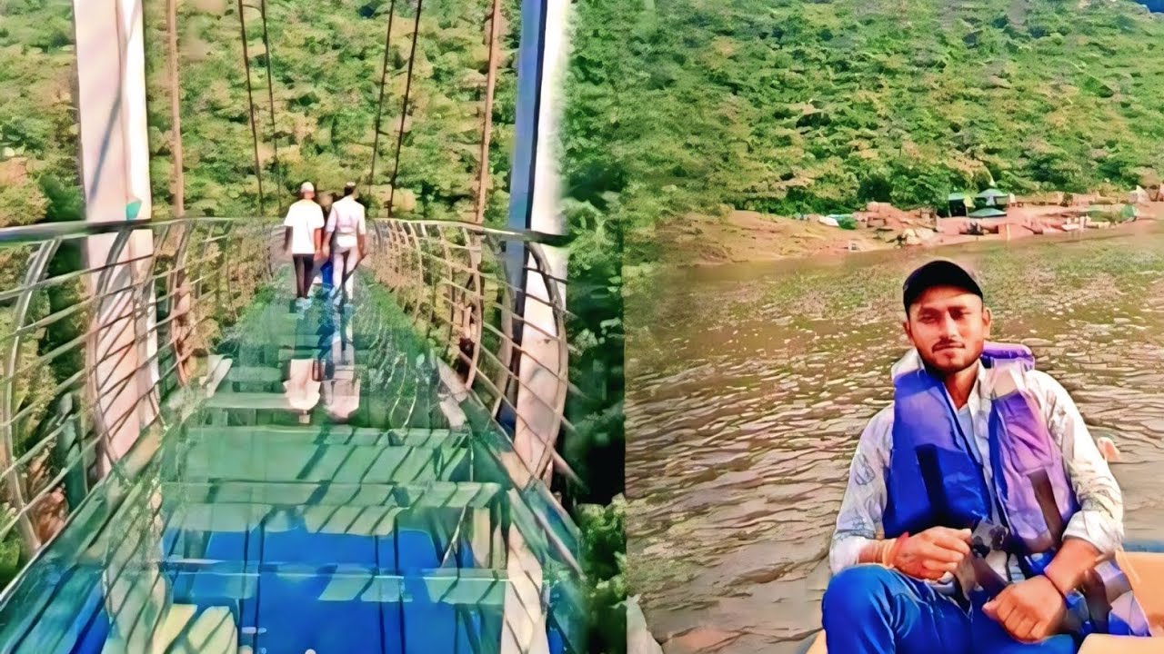 Nalanda glass bridge # bihar mai ghumne ki best place jaghe# rajgir ...