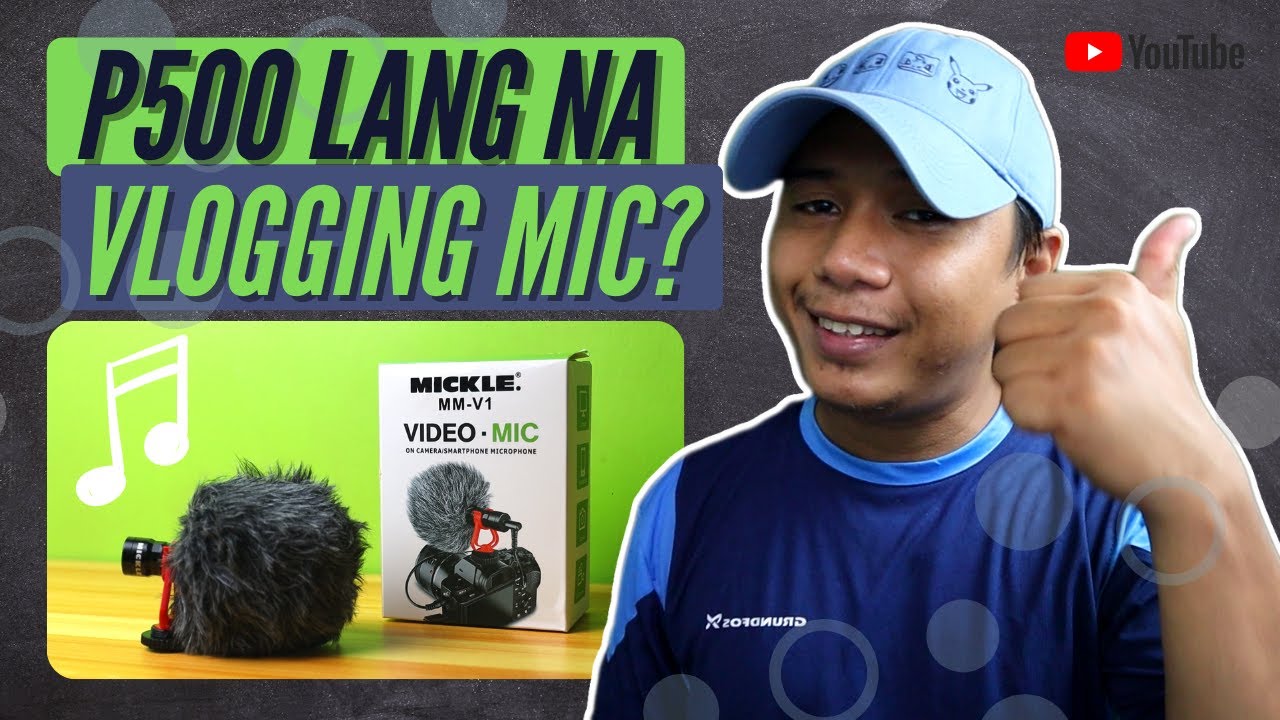PINAKA MURANG QUALITY VLOGGING MIC! P500 LANG! - YouTube