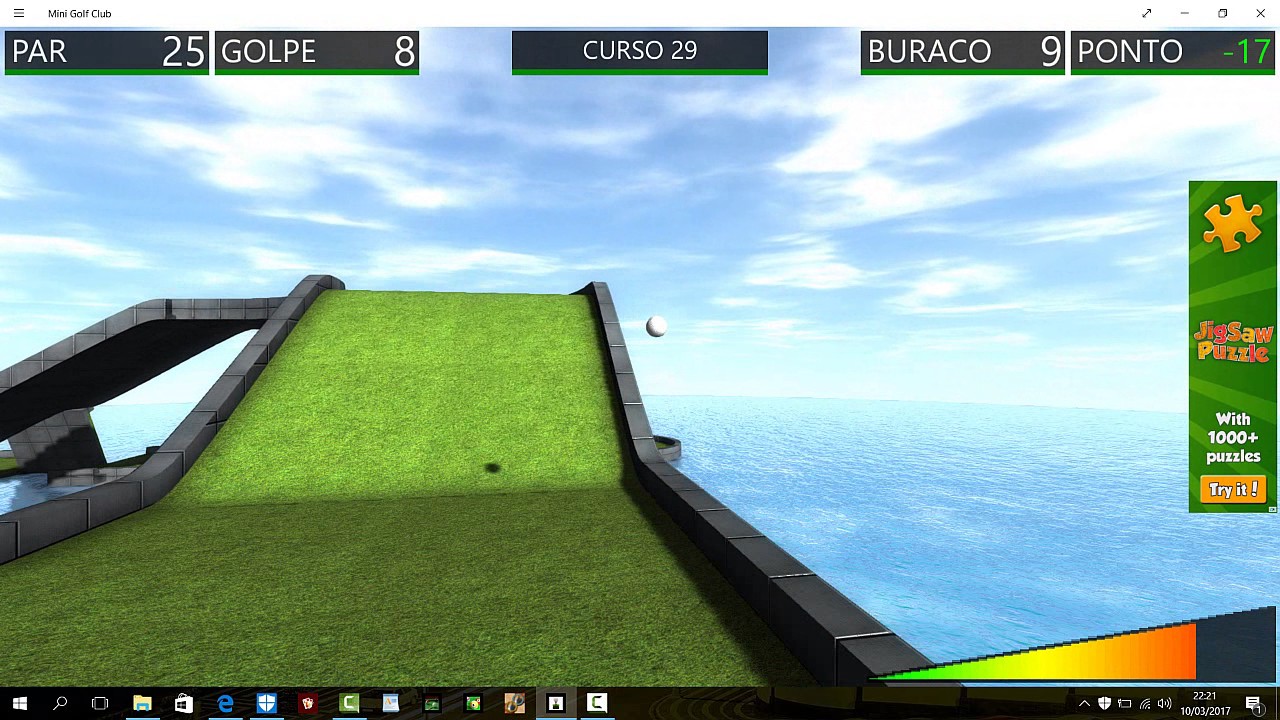JOGANDO MINI GOLF CLUB no Windows 10 - YouTube