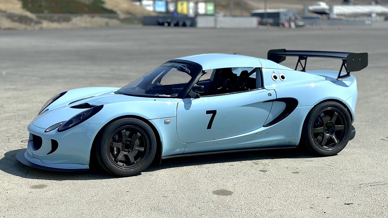 Lotus Elise K24 Sequential Laguna Seca 1:35.4 - YouTube