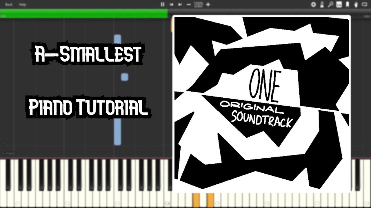 ONE Original Soundtrack - A-Smallest - Piano Tutorial - YouTube