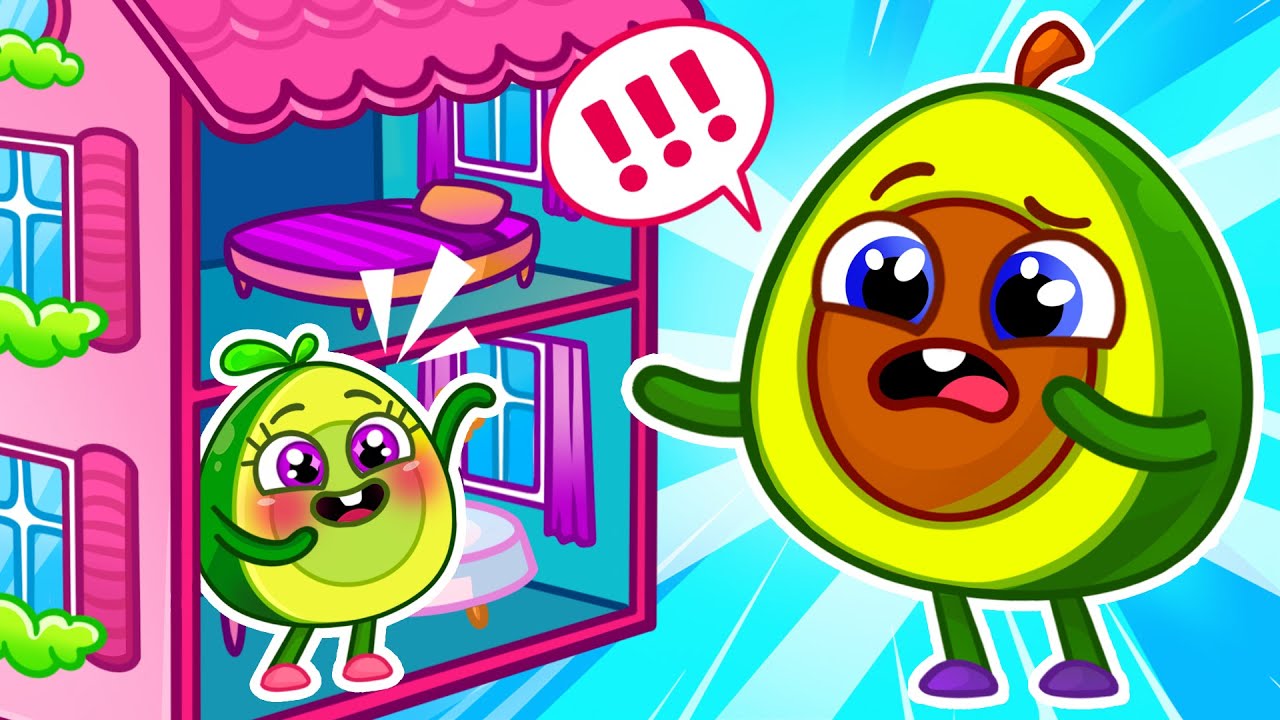 Oh No! Avocado Baby Becomes a Princess Doll 👑 Hide and Seek Challenge ...