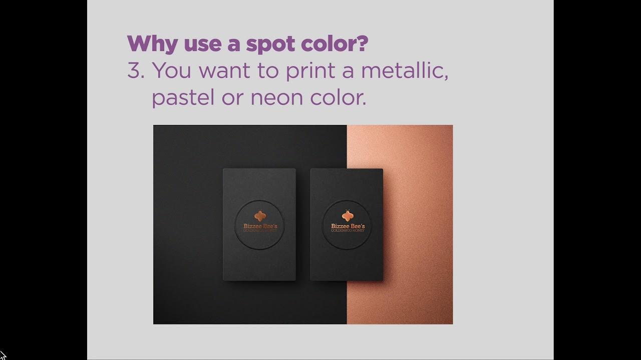 Spot colors. What are they, how to use them and what to avoid. - YouTube