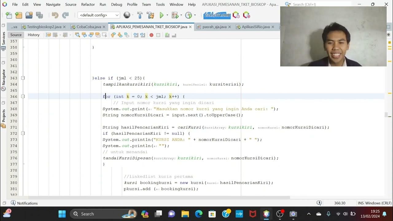 TUGAS BESAR STRUKTUR DATA(KELOMPOK 3) PEMBUATAN PROJECT SISTEM PEMSANAN ...