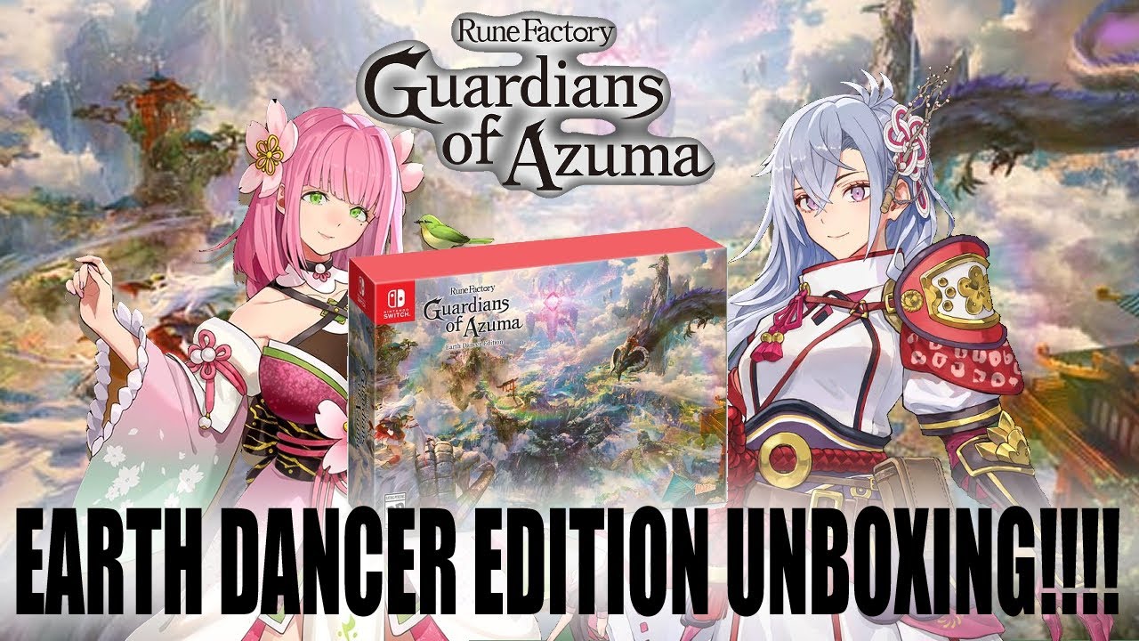 Rune Factory Guardians of Azuma Earth Dancer Edition Unboxing!!! - YouTube