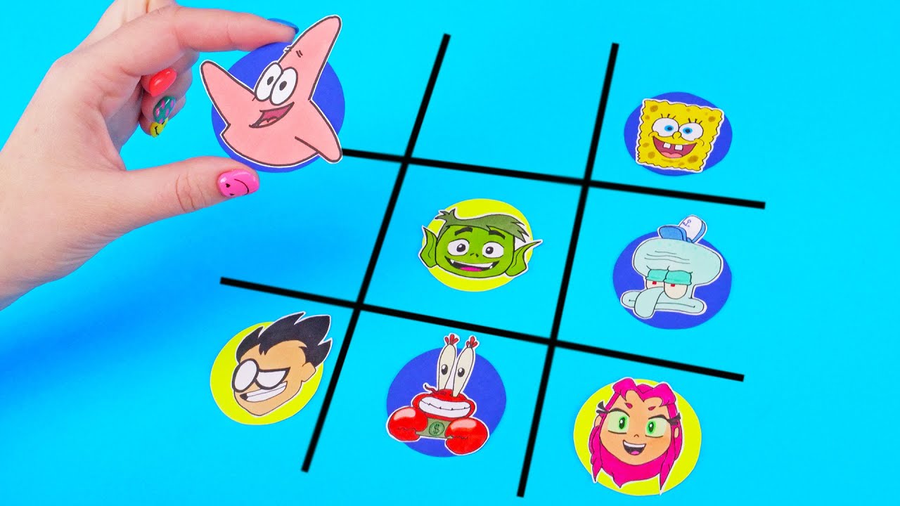 TIC TAC TOE Spongebob Vs Teen Titans Go! #shorts - YouTube