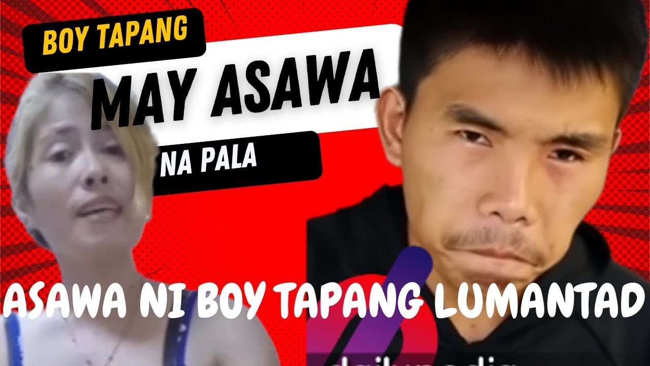 ASAWA NI BOY TAPANG LUMANTAD.... VIRAL NGAYON BOY TAPANG MAY ASAWA PALA ...
