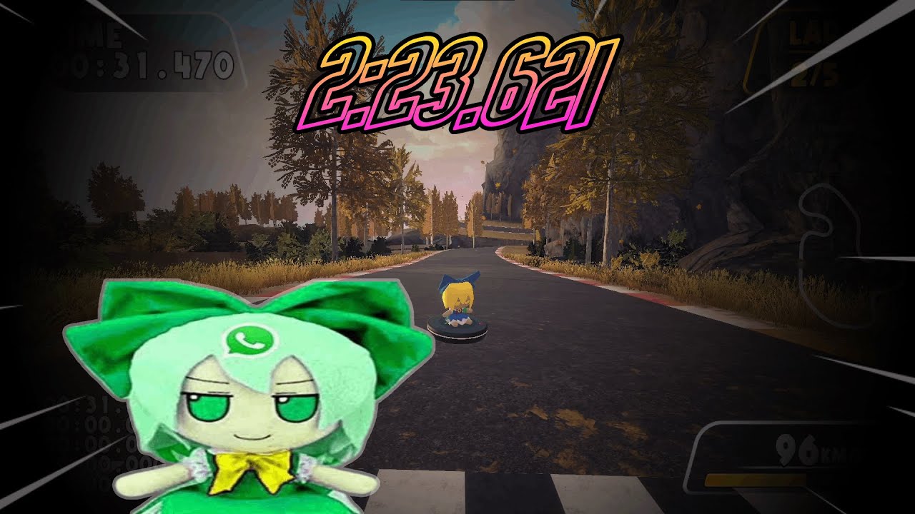 Touhou Fumo Racing - Youkai Mountain 2:23.621 (Cleaner Bot) - YouTube