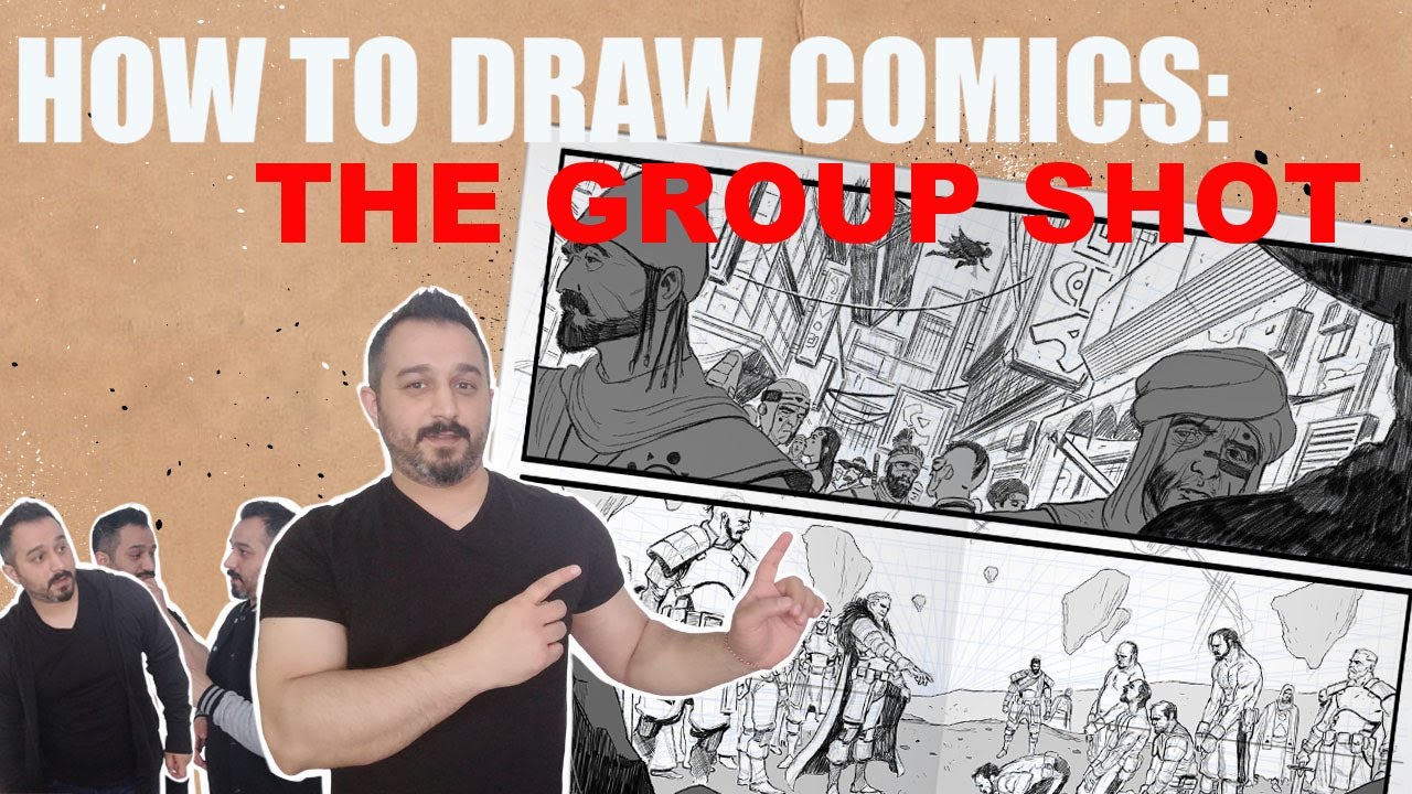 How to draw Comics: The Groupshot - YouTube