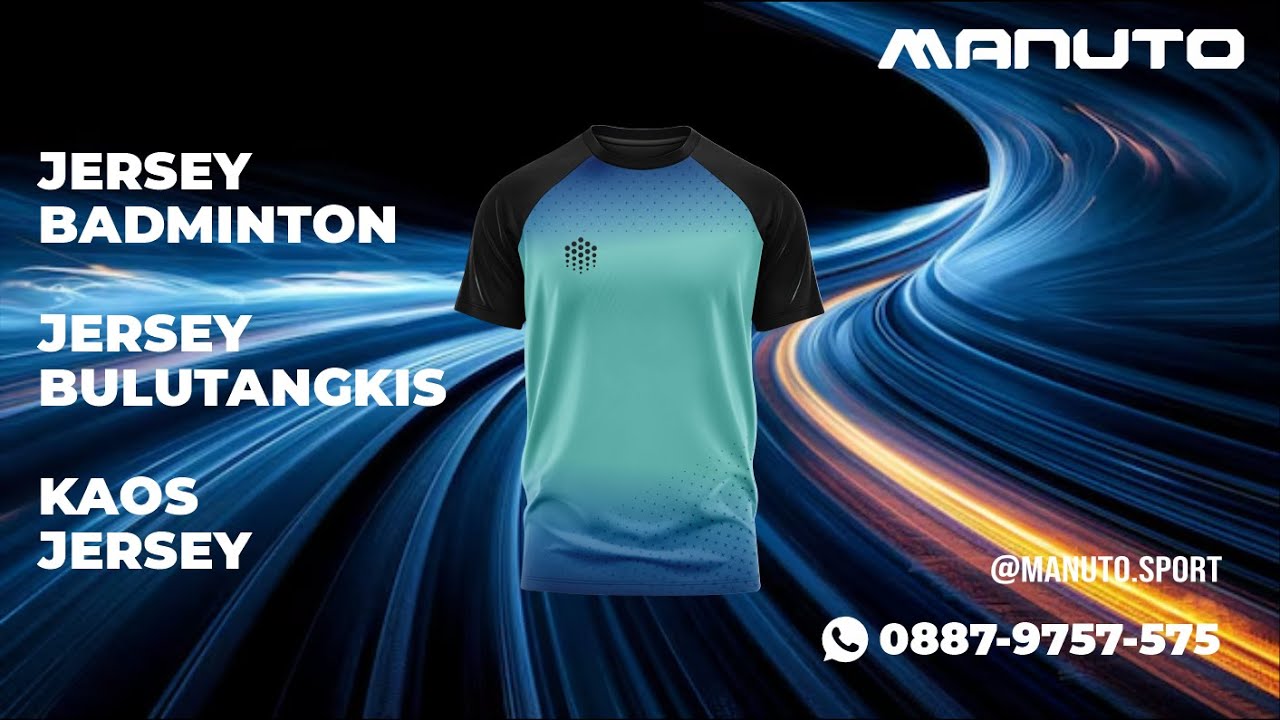 JERSEY BADMINTON SERI NOVA BLUE - YouTube