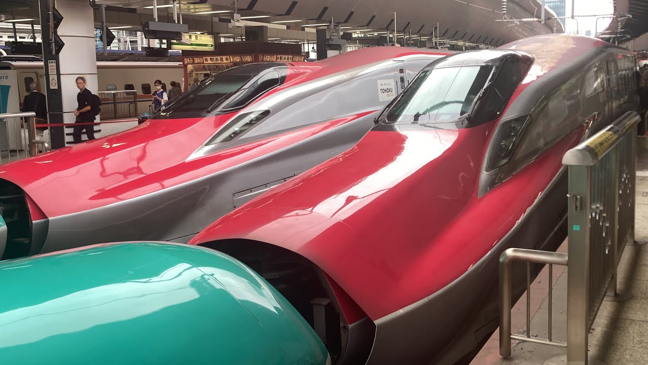 新幹線こまち9号E6系 車窓 東京→秋田/ 秋田新幹線 東京837発 - YouTube