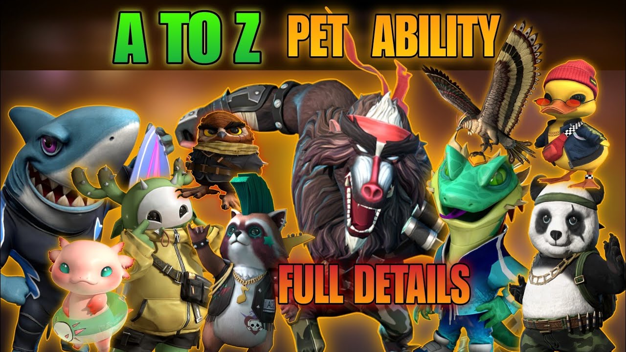 A to Z PET ABILITY FULL DETAILS 🤫🤫 || freefire pet ability 2024 - YouTube