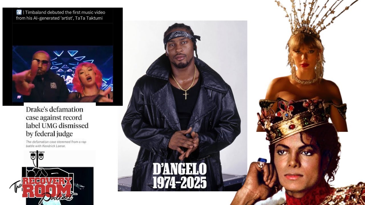 RIP D’Angelo, Drake’s Court Loss, Timbaland Trash AI Artist & Taylor ...