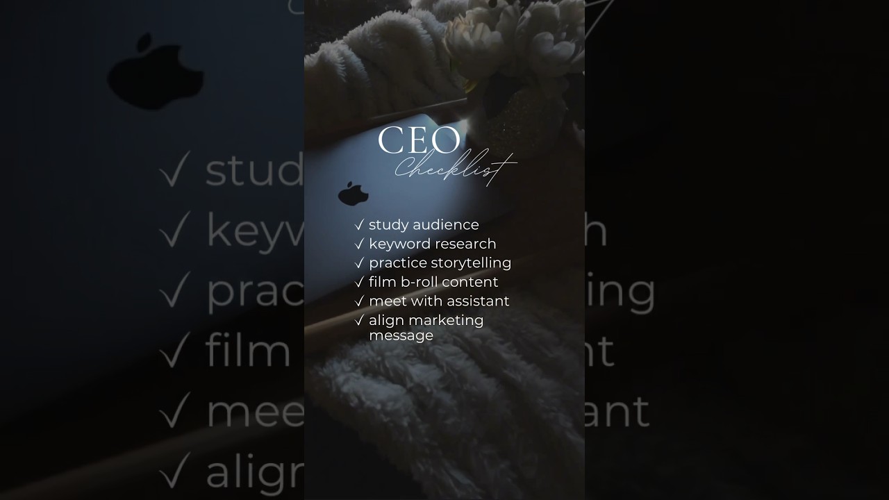 Things I did today as a CEO #ceochecklist #ceo #focused - YouTube