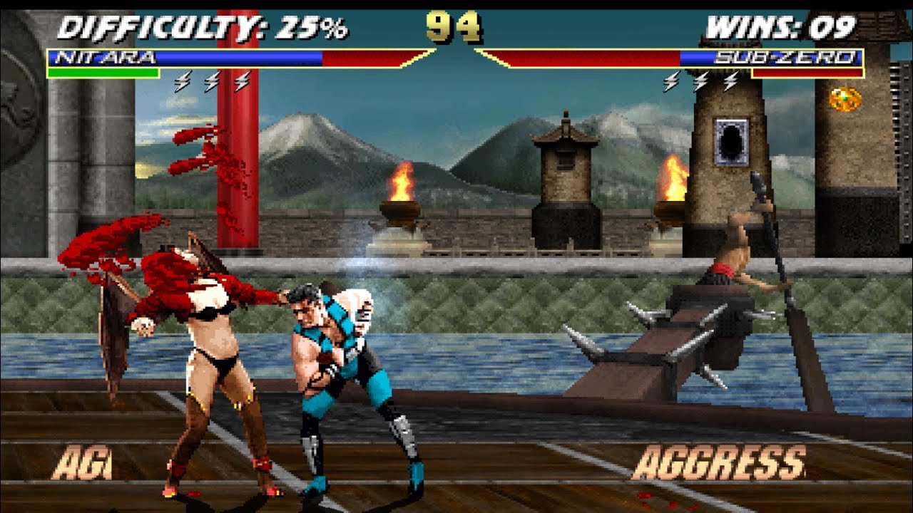 Mortal Kombat 3 MUGEN SUB ZERO vs NITARA Gameplay Fights MKP Expanded ...