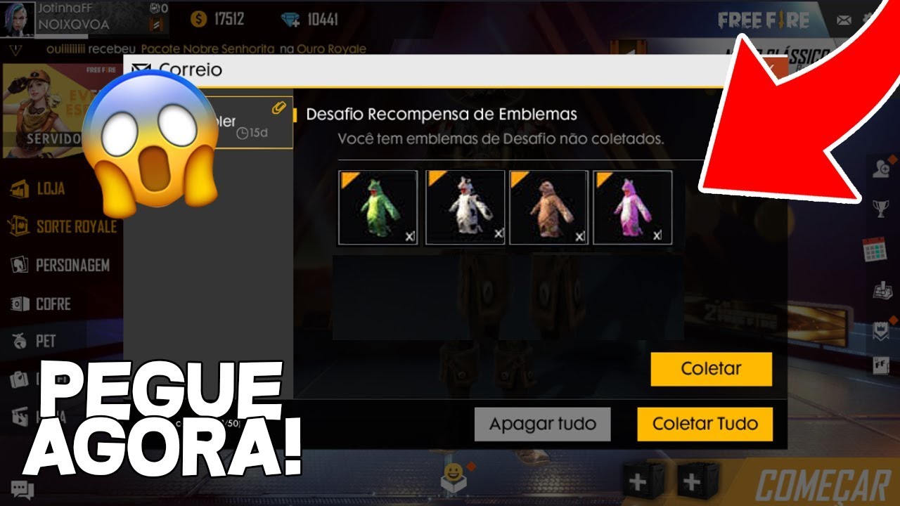 É AMANHÃ!! TODOS AS SKINS DOS DINOS DE VOLTA NO FREE FIRE!! (DINO ARCO ...