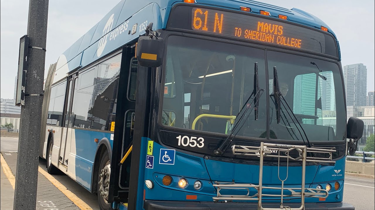 (RETIRED) MiWay 2010 New Flyer D60LFR 1053 | 109 Meadowvale express ...