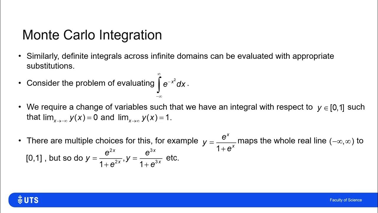 Monte Carlo Method for Integrals: Further Examples - YouTube