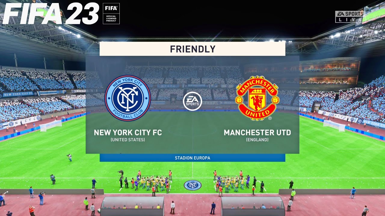FIFA 23 | New York City vs Manchester United - Club Friendly - Full ...