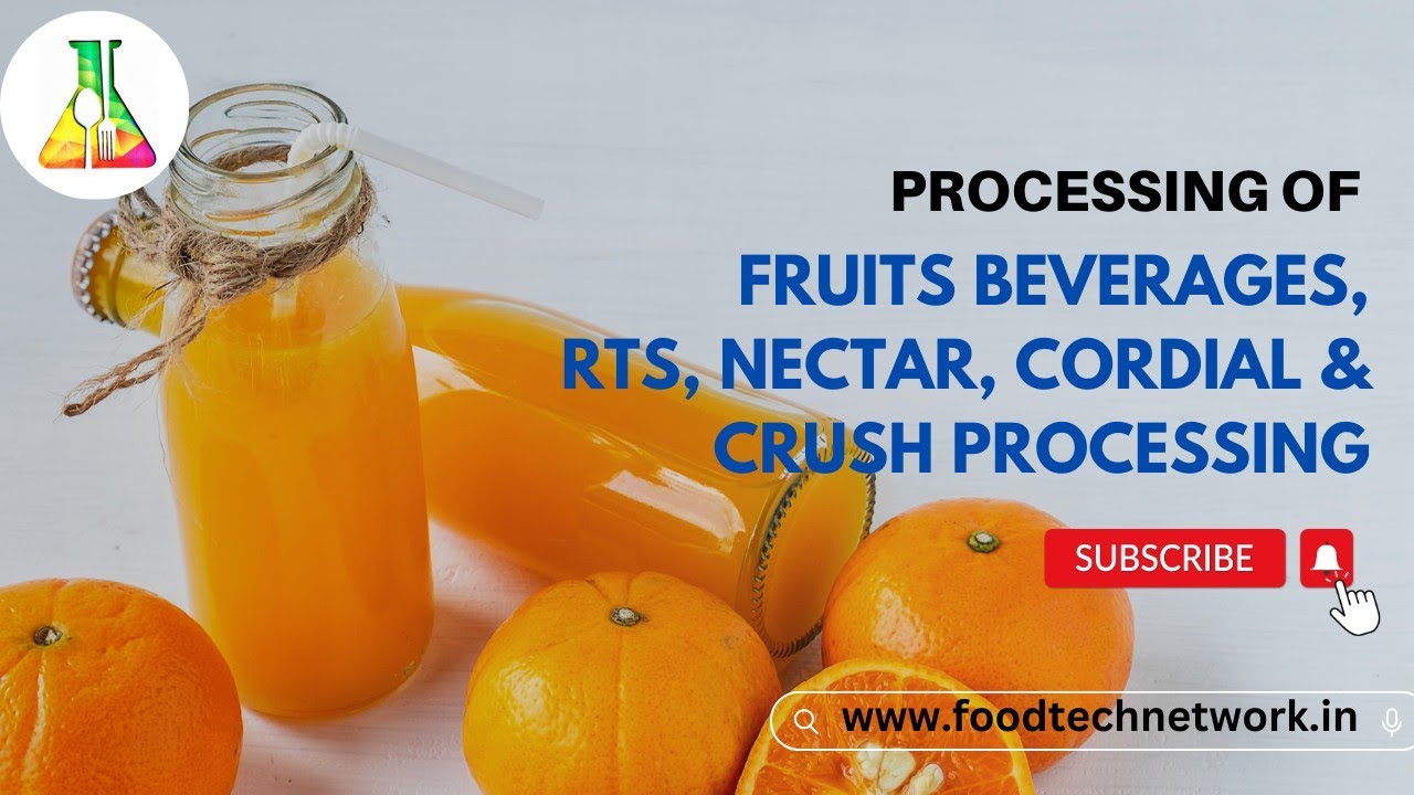 Fruits Beverage, RTS, Nectar, Cordial & Crush Processing # ...