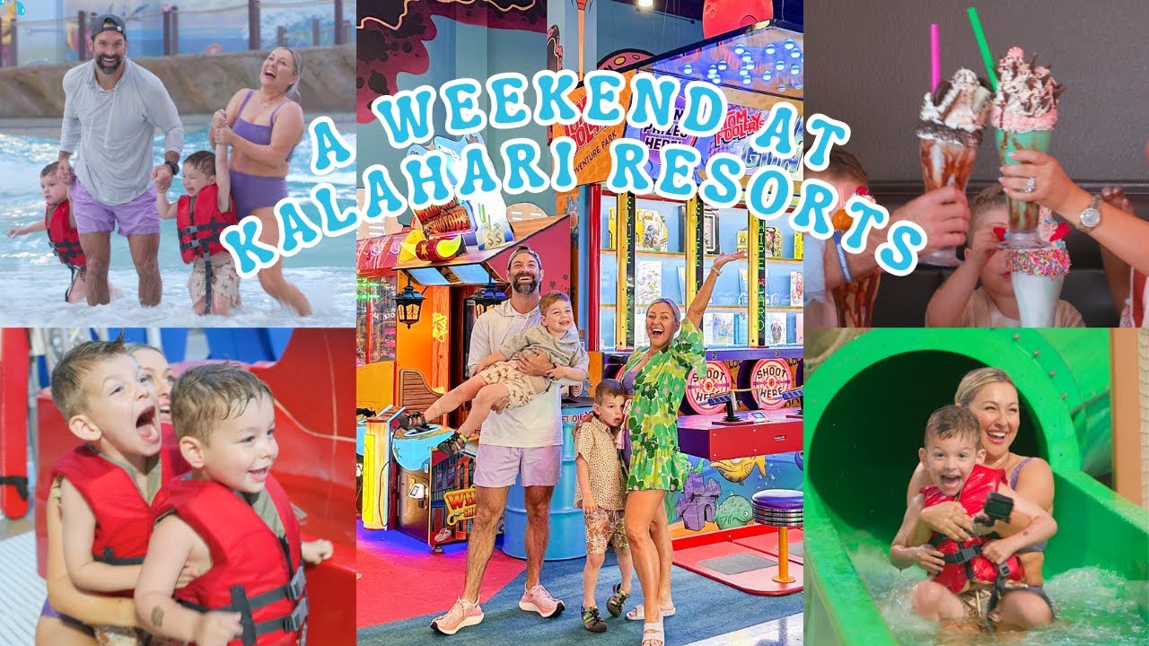 TRAVEL VLOG TO KALAHARI RESORTS WATERPARK!!! - YouTube