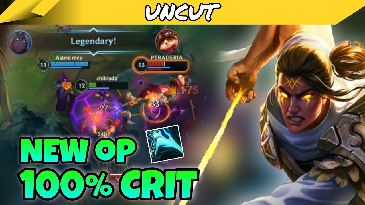 VARUS WILD RIFT GAMEPLAY LEGENDARY BUILD FULL CRITICAL - YouTube