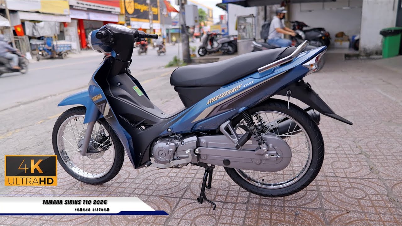 2026 Yamaha Sirius 110 Blue - WalkAround [4K] - YouTube