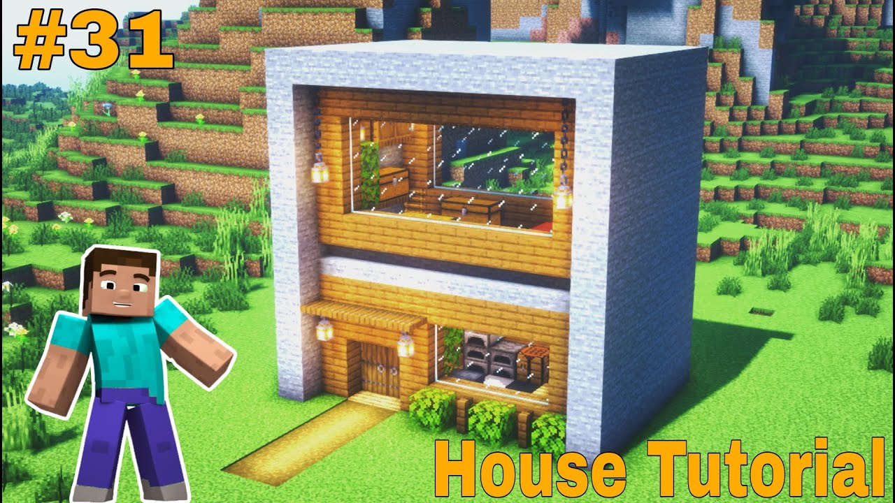 Minecraft House Tutorial :- How to make survival house |#31| - YouTube