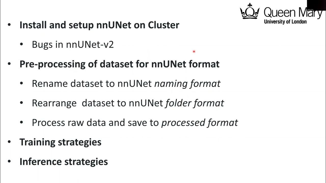 nnUNet v2 series- installation, training and inference on cluster - YouTube
