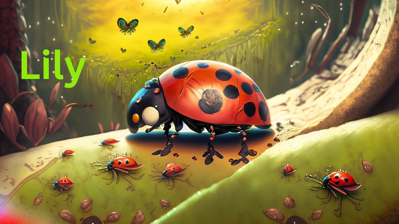 Lily the Ladybug's Colorful Journey #kiddlystory - YouTube
