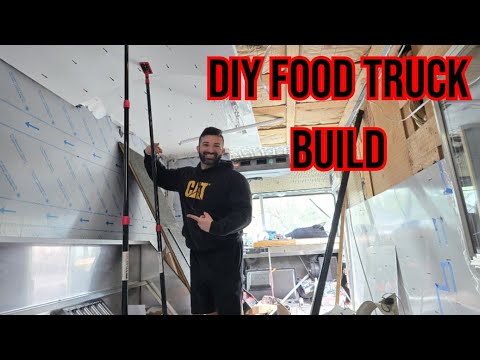 How to Build a Food Truck #12: Installing Ceiling and Lights - YouTube