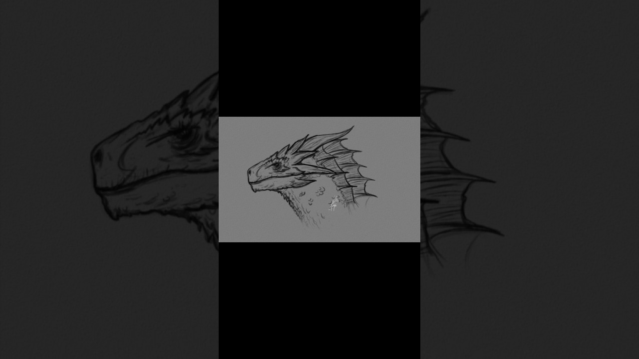 Balerion the Black Dread 🔥🐲 #balerion #drawing #draw #artist # ...