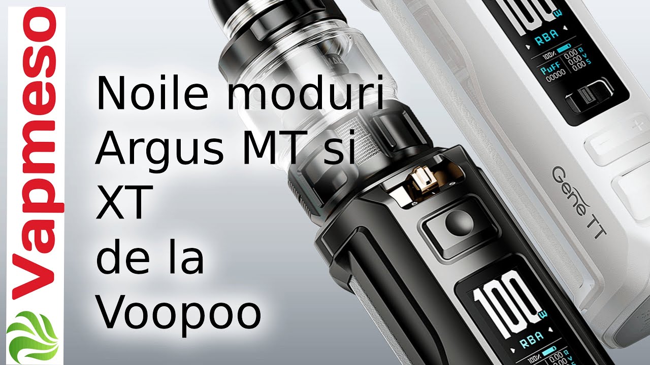 RECENZIE : Voopoo Argus MT si XT - Vape la noi standarde! - YouTube