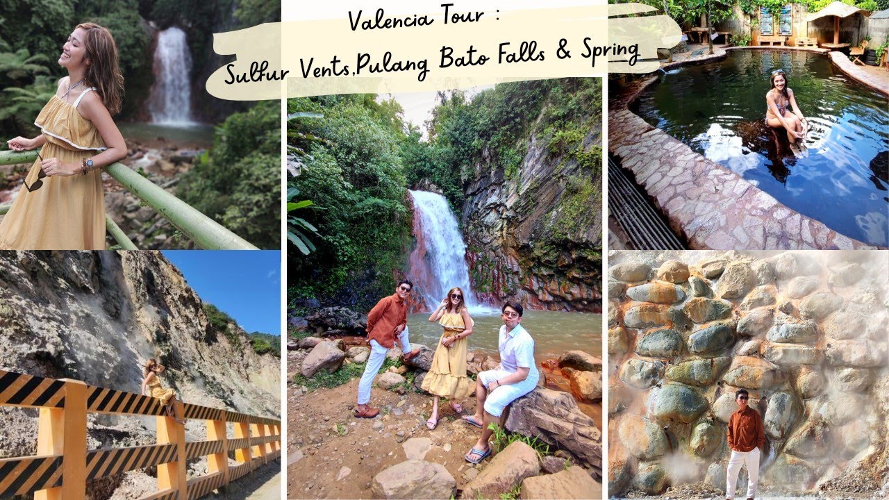 Sulfur vents + Pulang Bato Falls and spring | Valencia daytour 2/3 ...