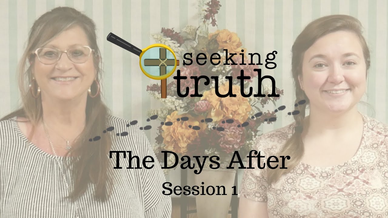 Bible Study | The Days After Session 1 - YouTube