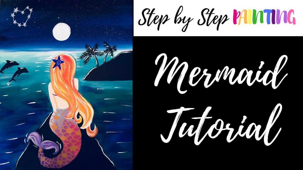 How To Paint A Mermaid - YouTube