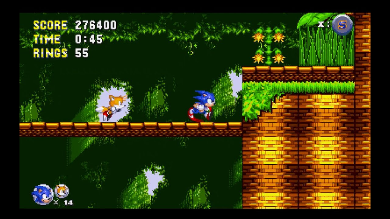 Sonic Triple Trouble "16-Bit": Meta Junglira Zone Act 1 (Sonic & Tails ...
