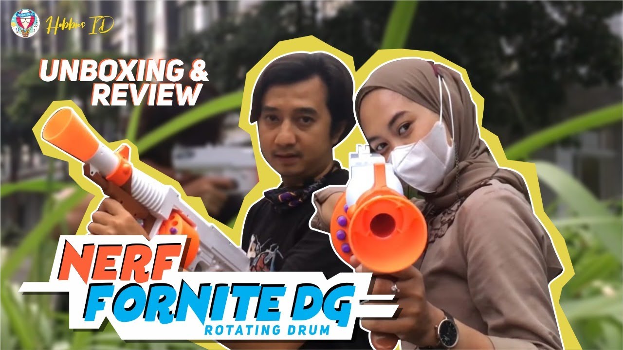 Review Nerf Fortnite DG, Rotating Drum #NERF 04 - YouTube