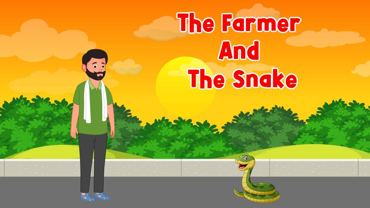 The Farmer and The Snake | kids Stories in English | kids want to know ...
