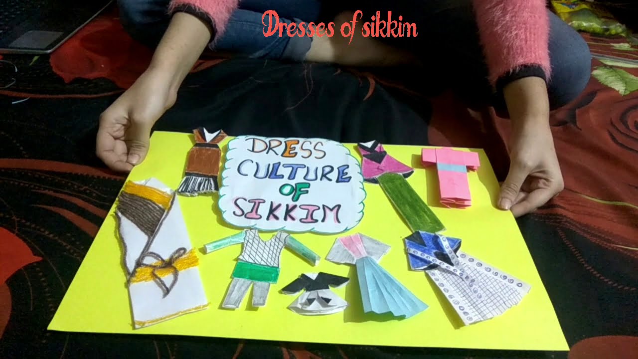 handmade sikkim dresses by paper - YouTube