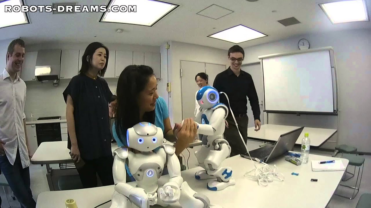 Aldebaran NAO Robot User Meeting - Tokyo: Angelica tries the Dance ...