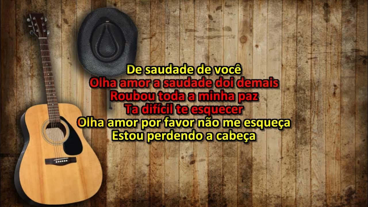 Karaoke OLHA AMOR GIAN E GIOVANI com segunda voz cover - YouTube