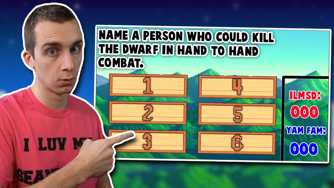 Stardew Valley Family Feud! ft SeanieDew, Therm, rinqueen, Waligug ...