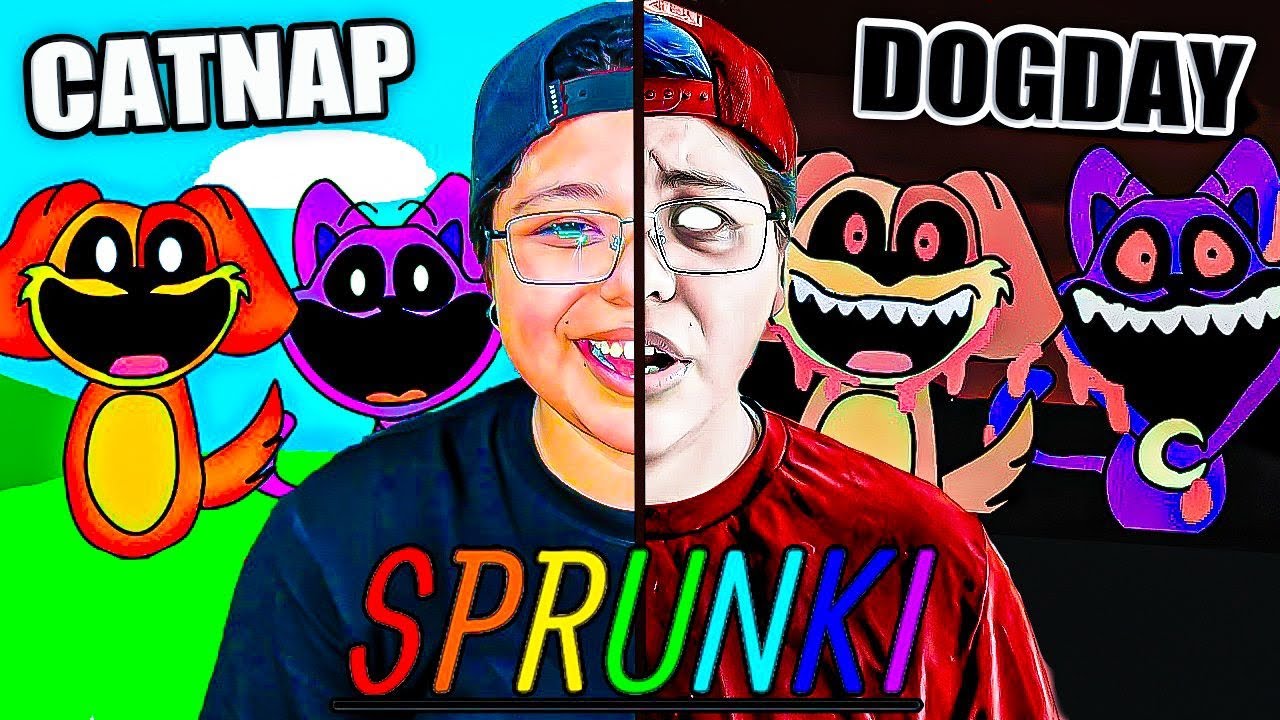 SPRUNKI PERO DESBLOQUEAMOS A *CATNAP Y DOGDAY* LOS PERSONAJES SECRETOS ...