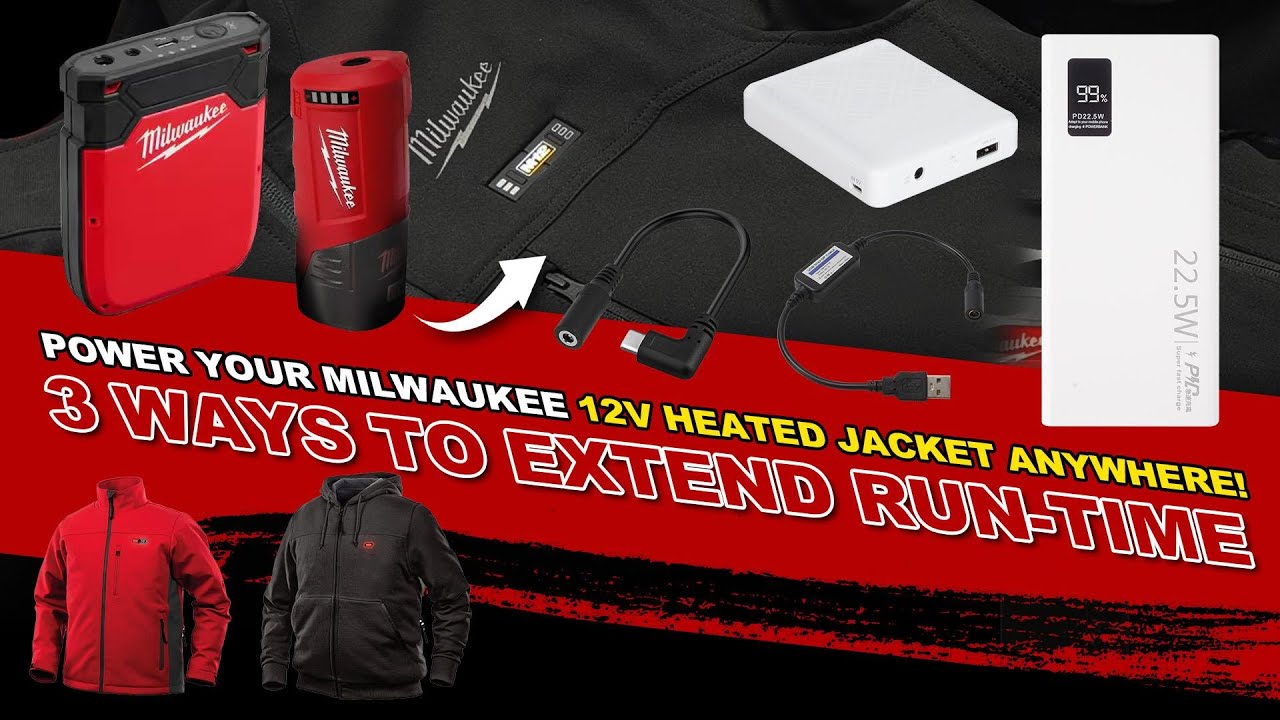 Power Your Milwaukee 12V Heated Jacket ANYTIME with These 3 Simple ...