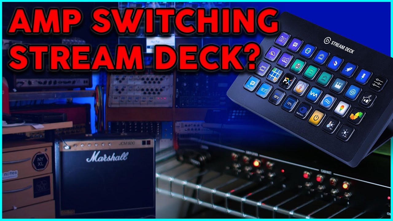 Using MIDI to switch Guitar Amps - Using a Stream Deck, MIDI Pedal and ...